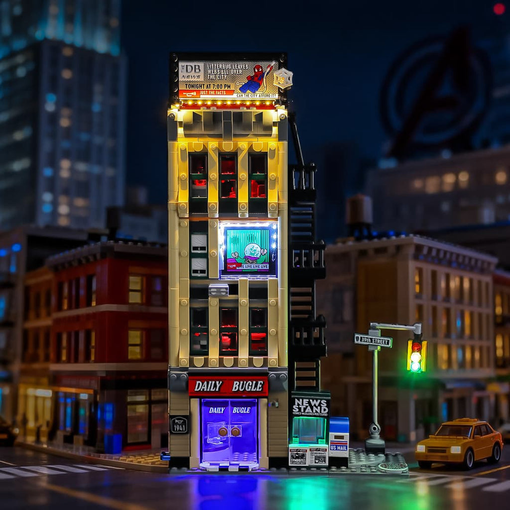 LEGO Spider-Man vs. Mysterio: The Daily Bugle LED Light Kit ...