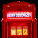 Light Kit For Red London Telephone Box 21347-BriksMax – Lightailing