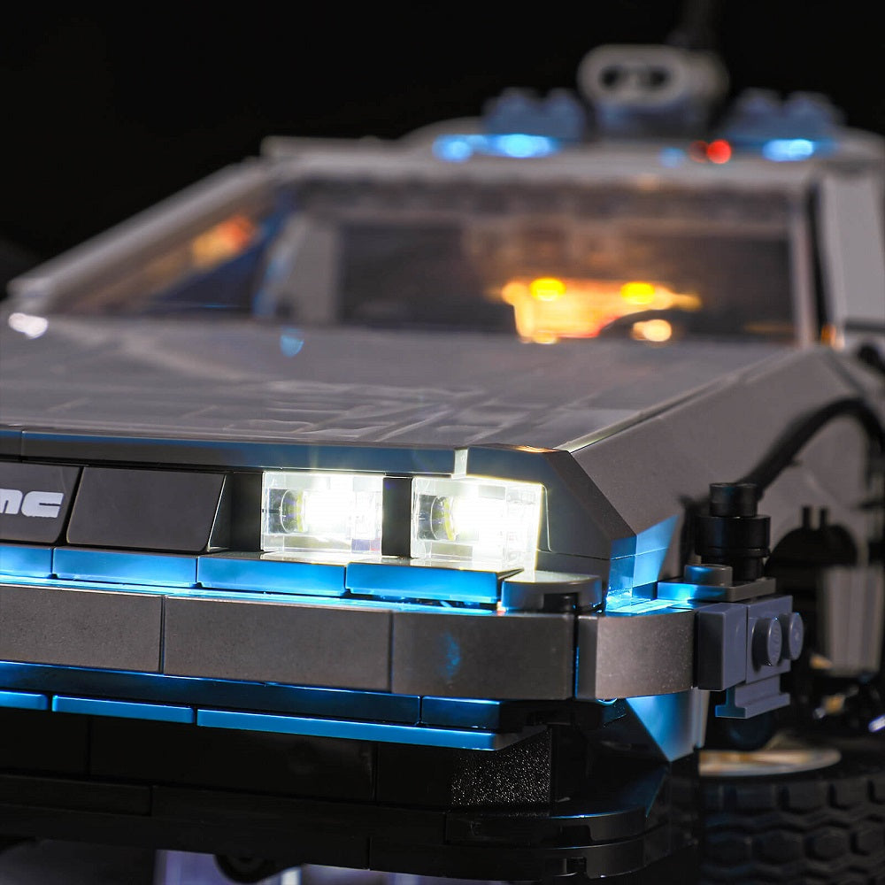 Light Up LEGO Back to the Future Time Machine – Custom LED Kit ...