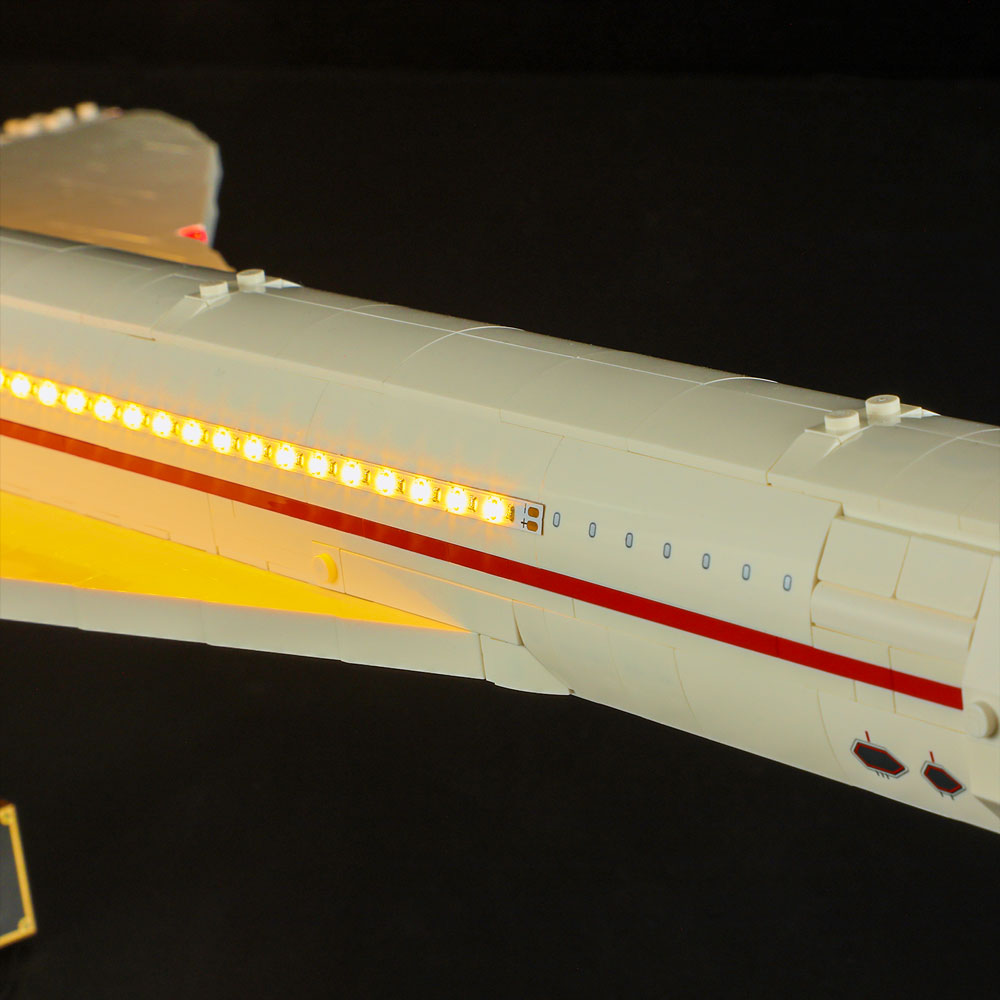 Briksmax Light Kit For LEGO Concorde 10318 – Lightailing