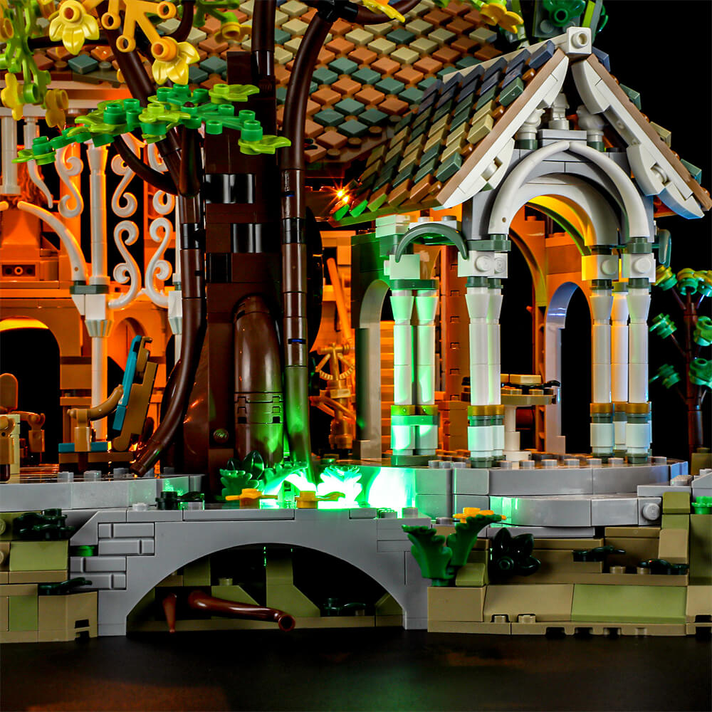 Light Kit For THE LORD OF THE RINGS: RIVENDELL™ 10316-Briksmax ...