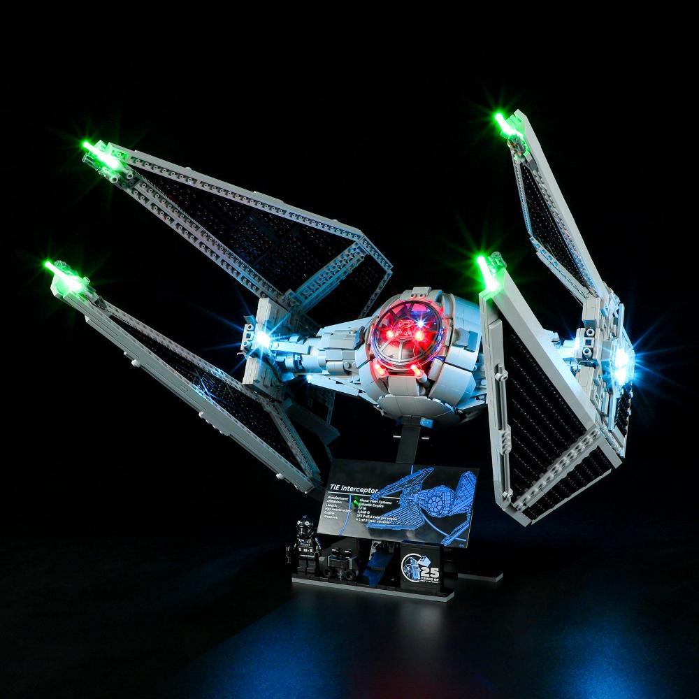Briksmax 2.0 Light Kit For UCS TIE Interceptor 75382 – Lightailing