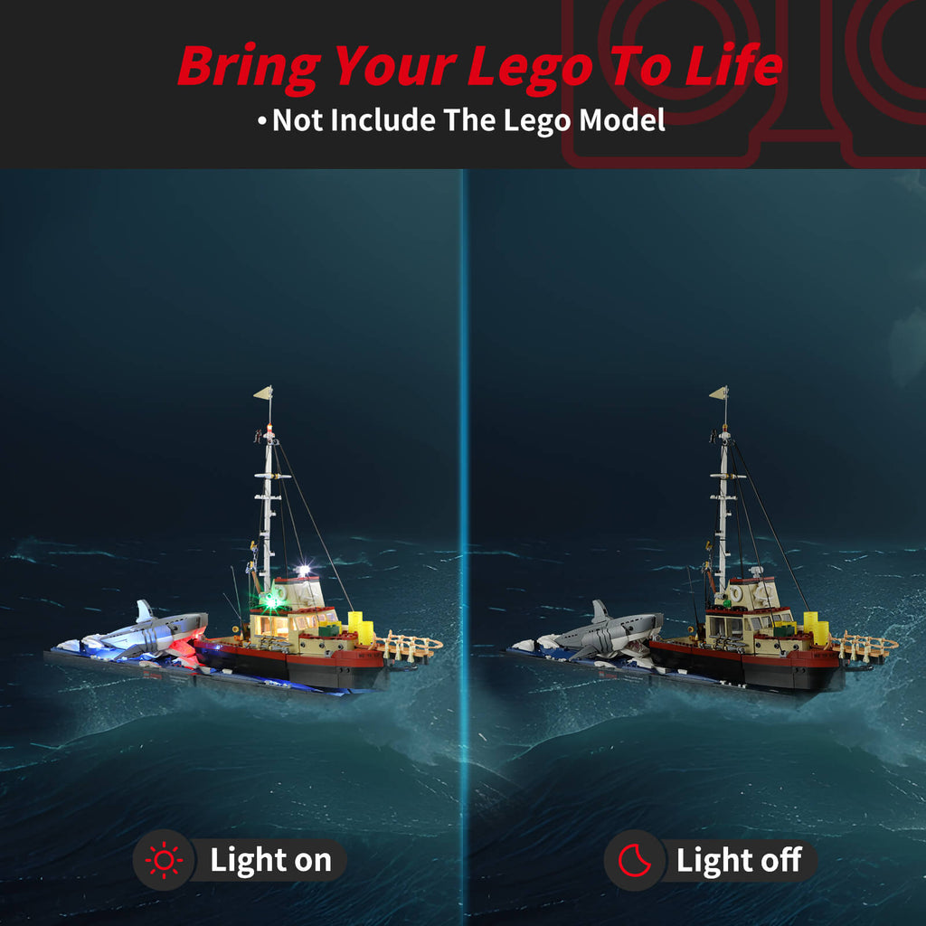 Light Kit For Jaws 21350 - Briksmax 2.0 – Lightailing