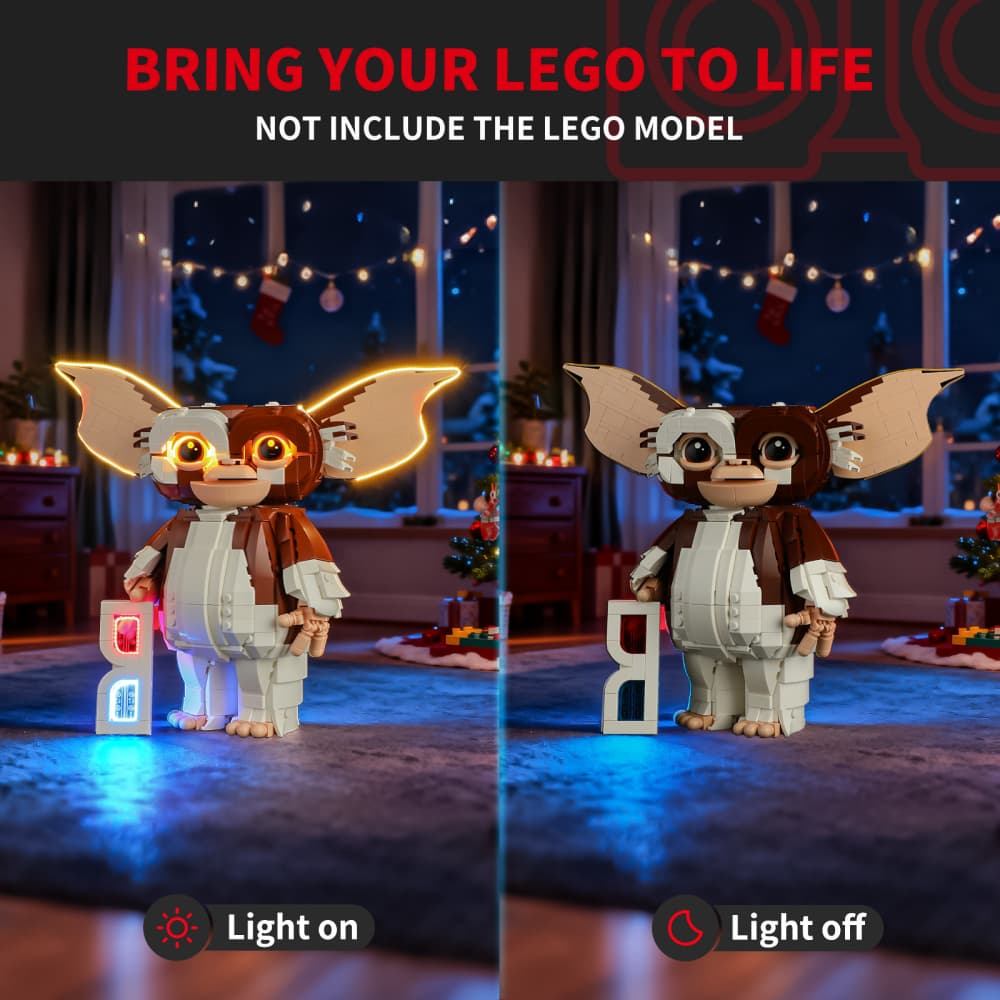 LEGO Gremlins Gizmo 21361 Light Kit | Movie Display Lights – Lightailing