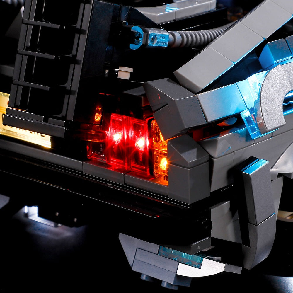 Light Up LEGO Back to the Future Time Machine – Custom LED Kit ...
