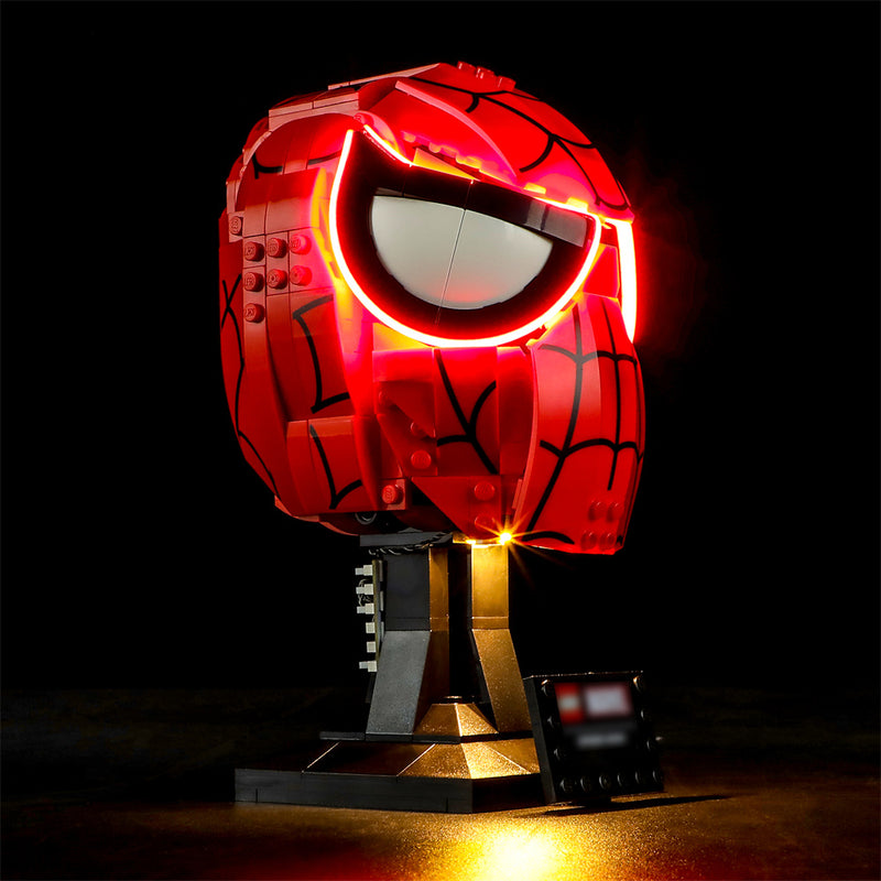 BriksMax Light Kit For LEGO® Spider-Man's Mask 76285 – Lightailing
