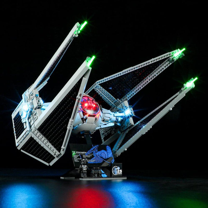 Light Kit For UCS TIE Interceptor 75382-Briksmax – Lightailing