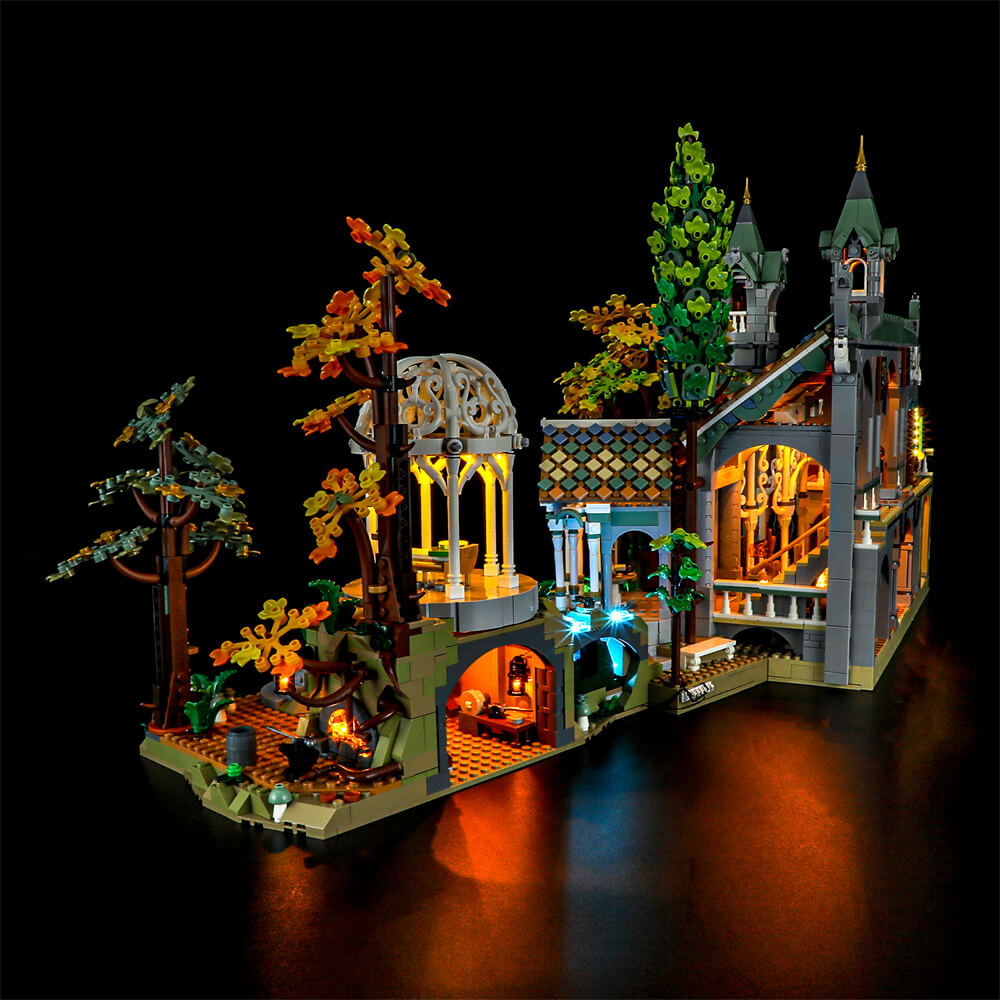 Light Kit For THE LORD OF THE RINGS: RIVENDELL™ 10316-Briksmax ...