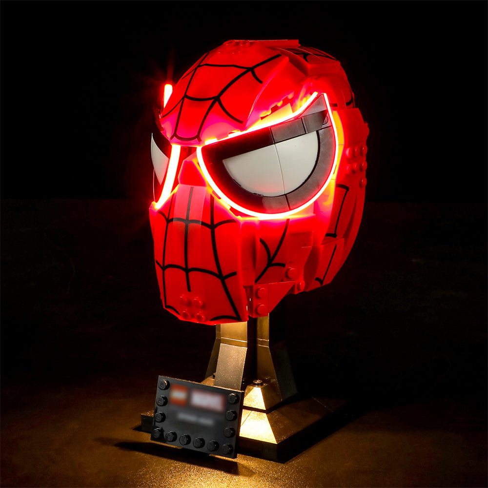BriksMax Light Kit For LEGO® Spider-Man's Mask 76285 – Lightailing