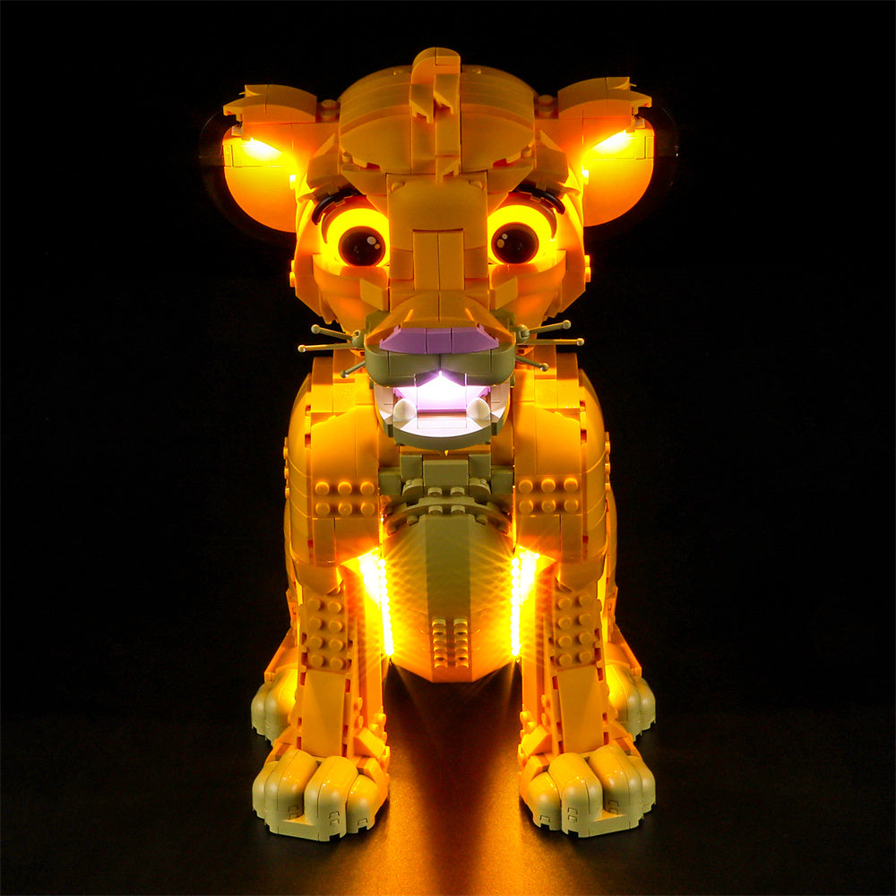 Light Kit For Young Simba the Lion King 43247-Briksmax – Lightailing