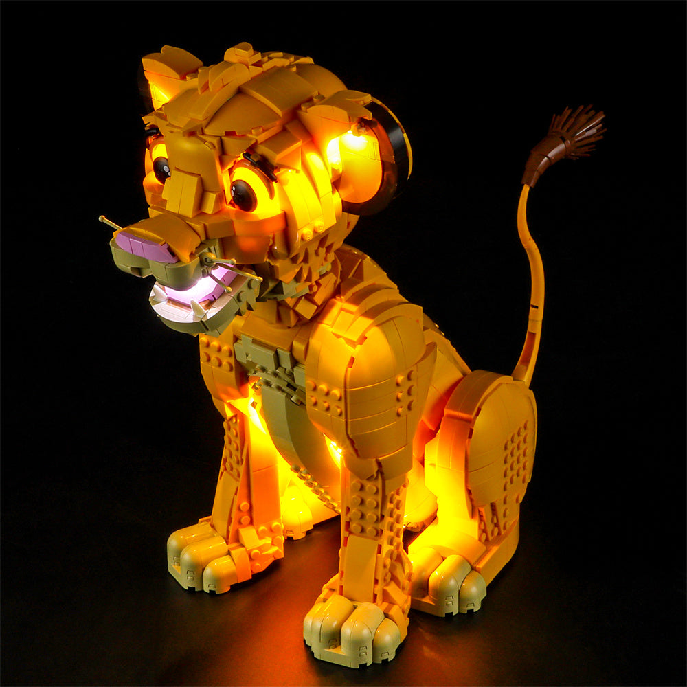 Light Kit For Young Simba the Lion King 43247-Briksmax – Lightailing