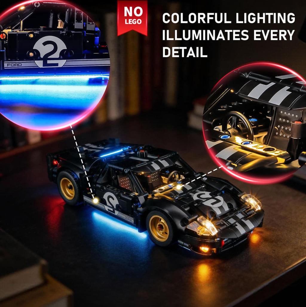 1966 Ford GT40 MKII Race Car LED Light Kit | Lightailing – Lightailing