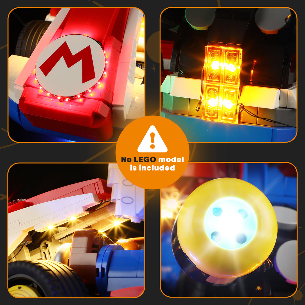 Kit d'éclairage LED Lightailing pour LEGO Mario Kart™ : Mario et ...