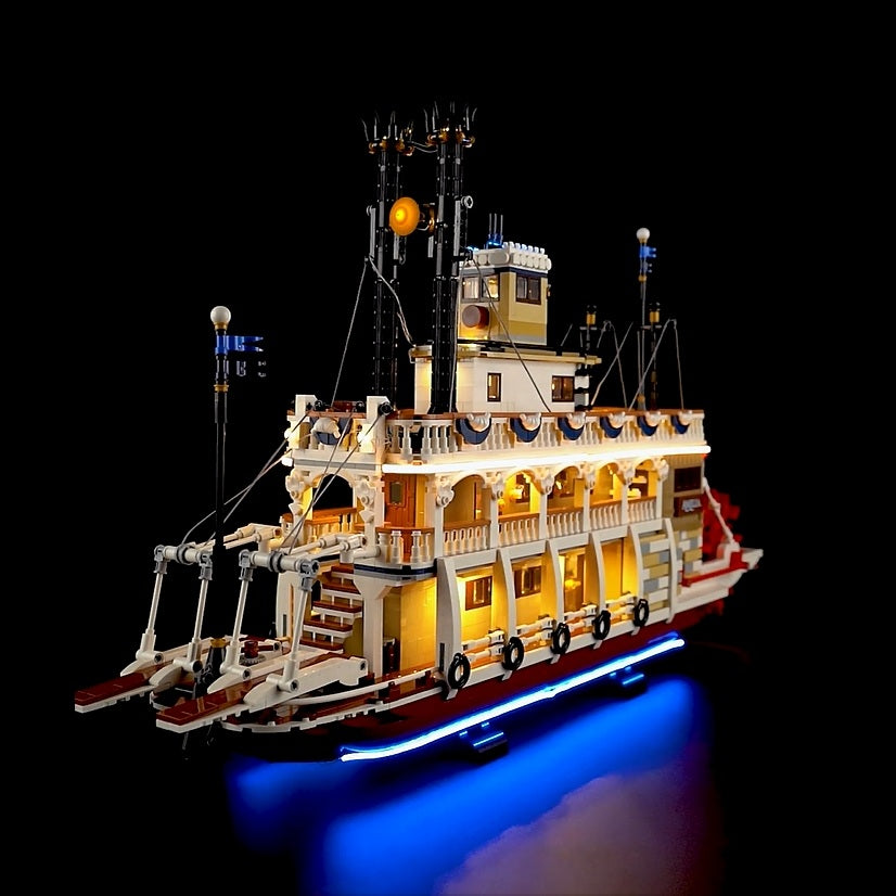 Light Kit for LEGO River Steamboat 21356 | Lightailing – Lightailing
