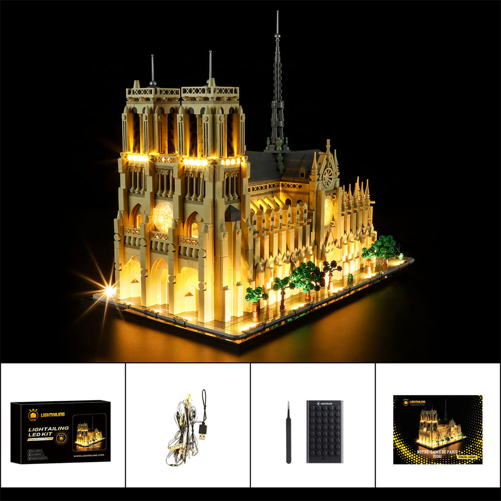 Light Kit for LEGO Notre-Dame de Paris 21061 – LED Lights | Lightailing ...
