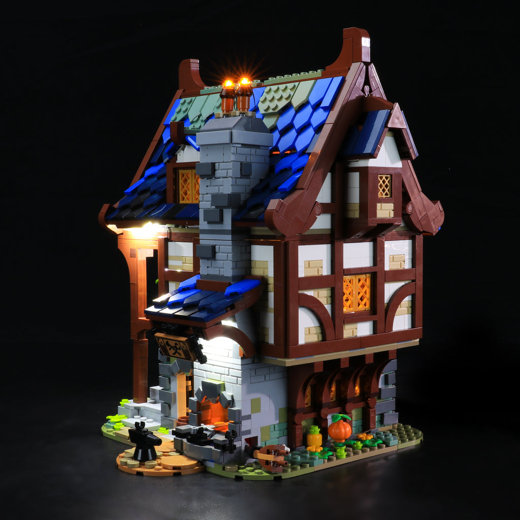 Compatible Led Lights For Lego Medieval Blacksmith 21325 – Lightailing