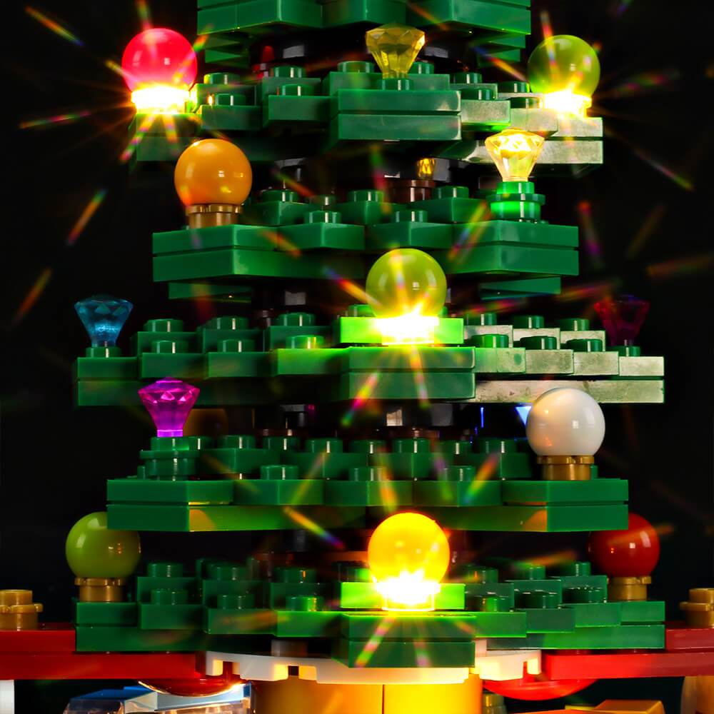 Light Kit For Lego Creator Christmas Tree 40338 (Flashing!) – Lightailing