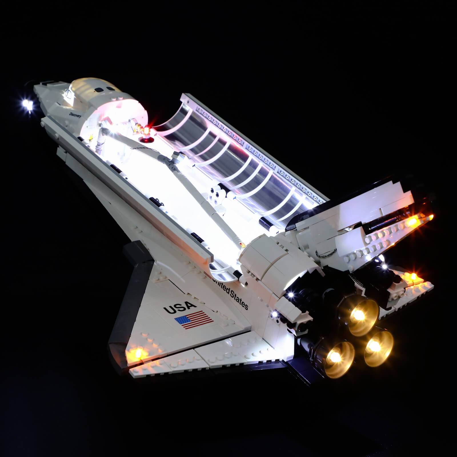Lego NASA Space Shuttle Discovery 10283 Light Kit(Fantastic Night Mode ...