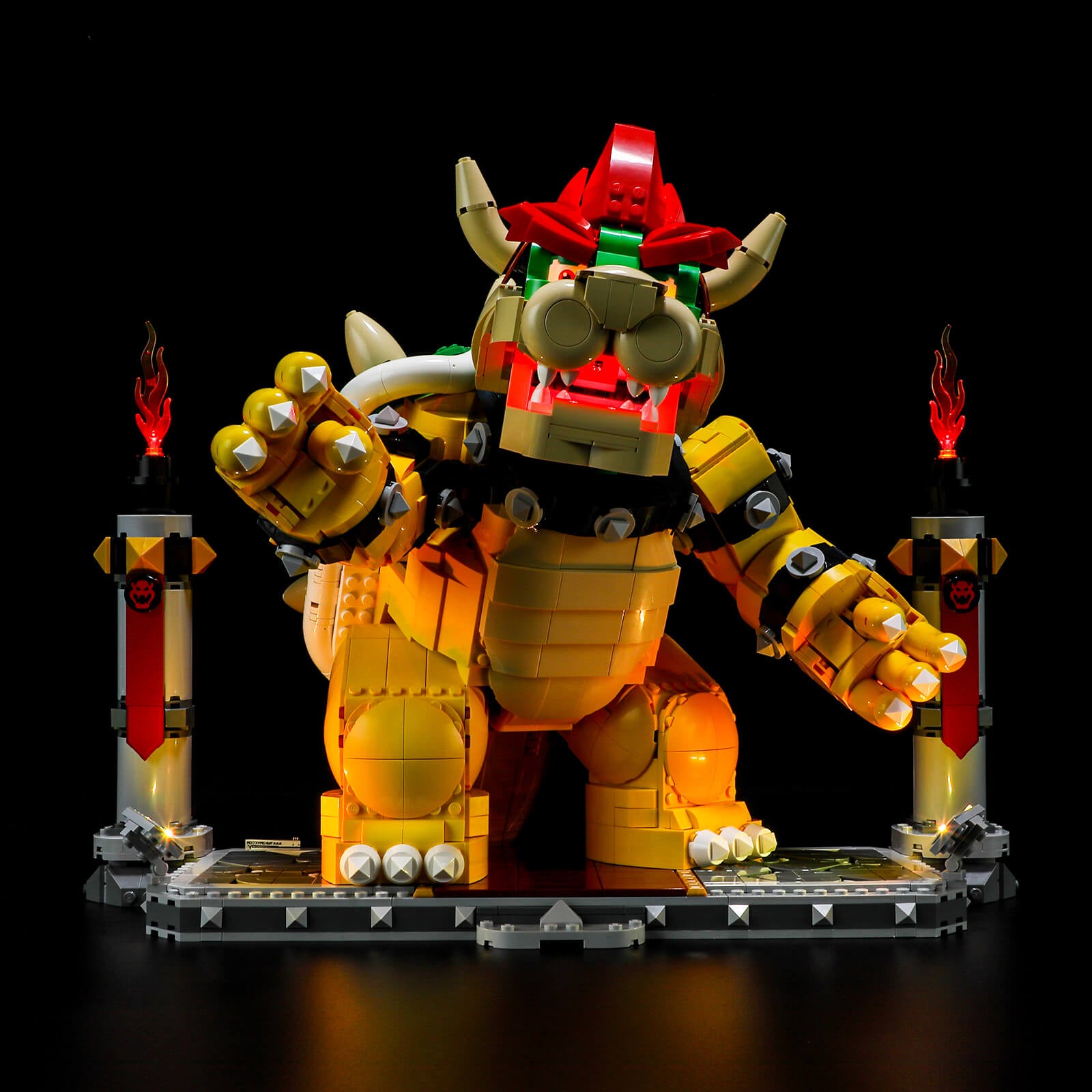 Light Kit For Lego Super Mario Mighty Bowser 71411 – Lightailing