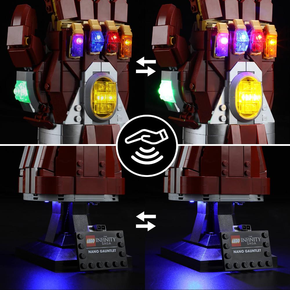 Lego Nano Gauntlet 76223 Light Kit(With Hand Sweep Sensor Switch ...