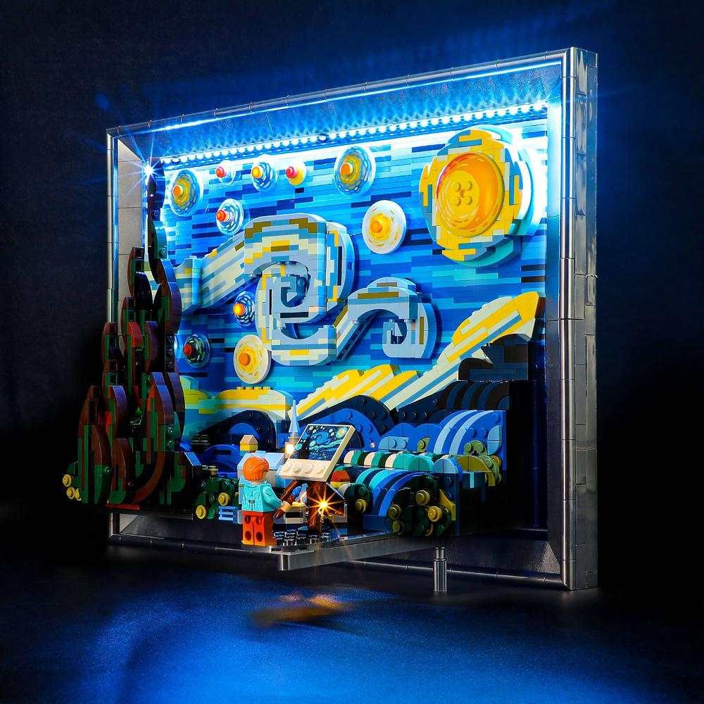 Lego Vincent van Gogh - The Starry Night Light Kit(Don't Miss Out ...