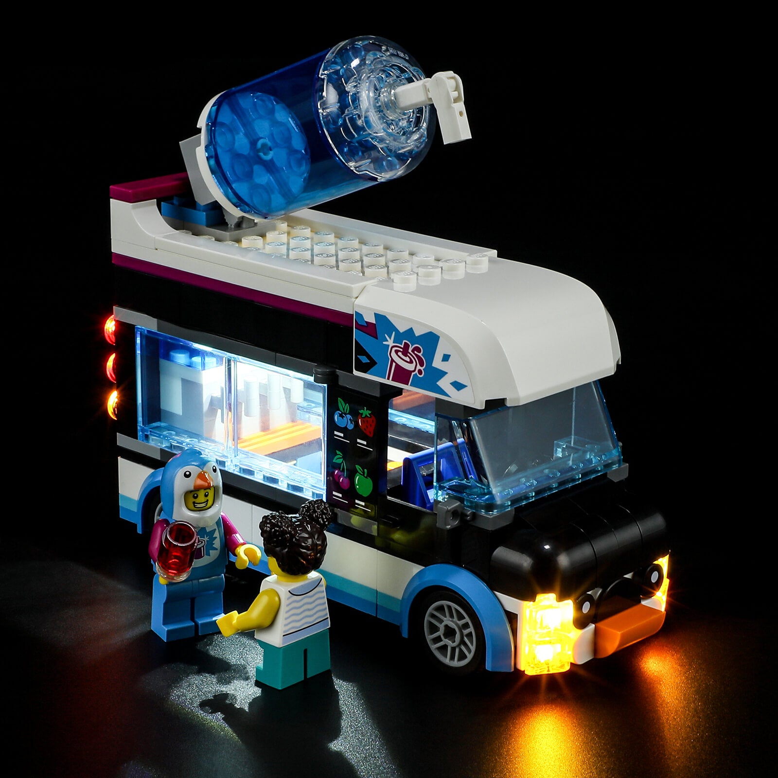 Good Way To Add Led Lights To Lego City Penguin Slushy Van 60384 ...
