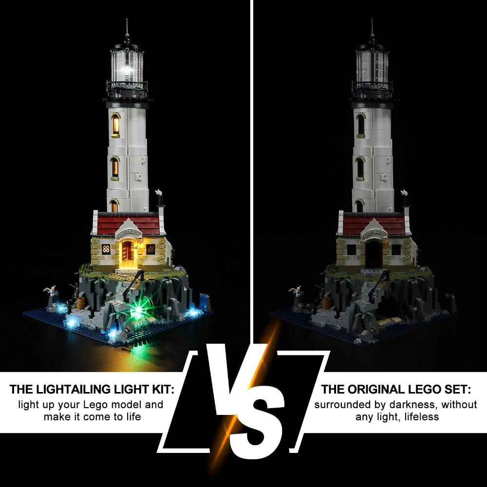 Light Kit For Lego Motorized Lighthouse 21335(Best Deal) – Lightailing