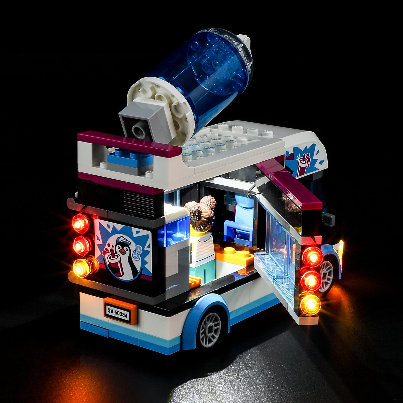 Good Way To Add Led Lights To Lego City Penguin Slushy Van 60384 ...