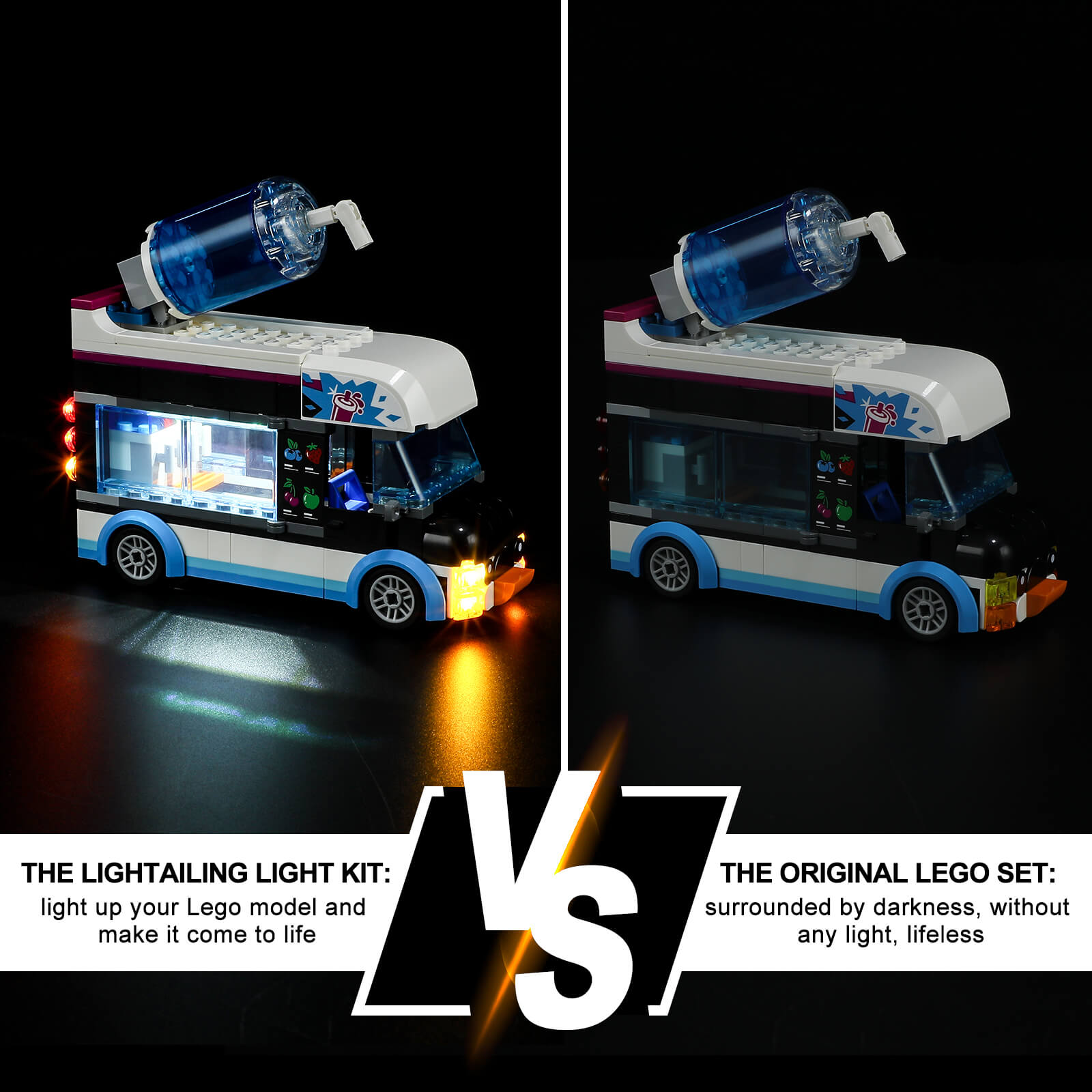 Good Way To Add Led Lights To Lego City Penguin Slushy Van 60384 ...