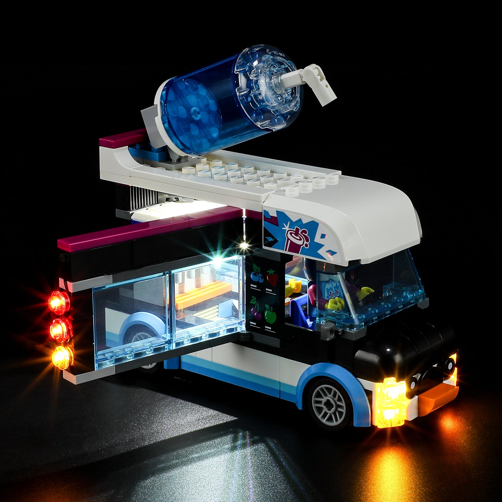 Good Way To Add Led Lights To Lego City Penguin Slushy Van 60384 ...
